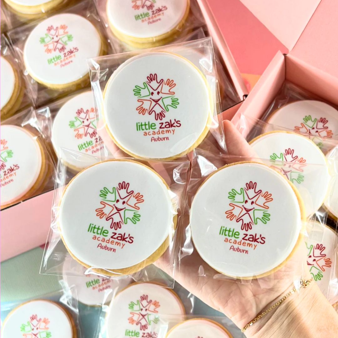 Corporate Logo Cookies - Edible Image/Printed Cookies – Pretty Bites