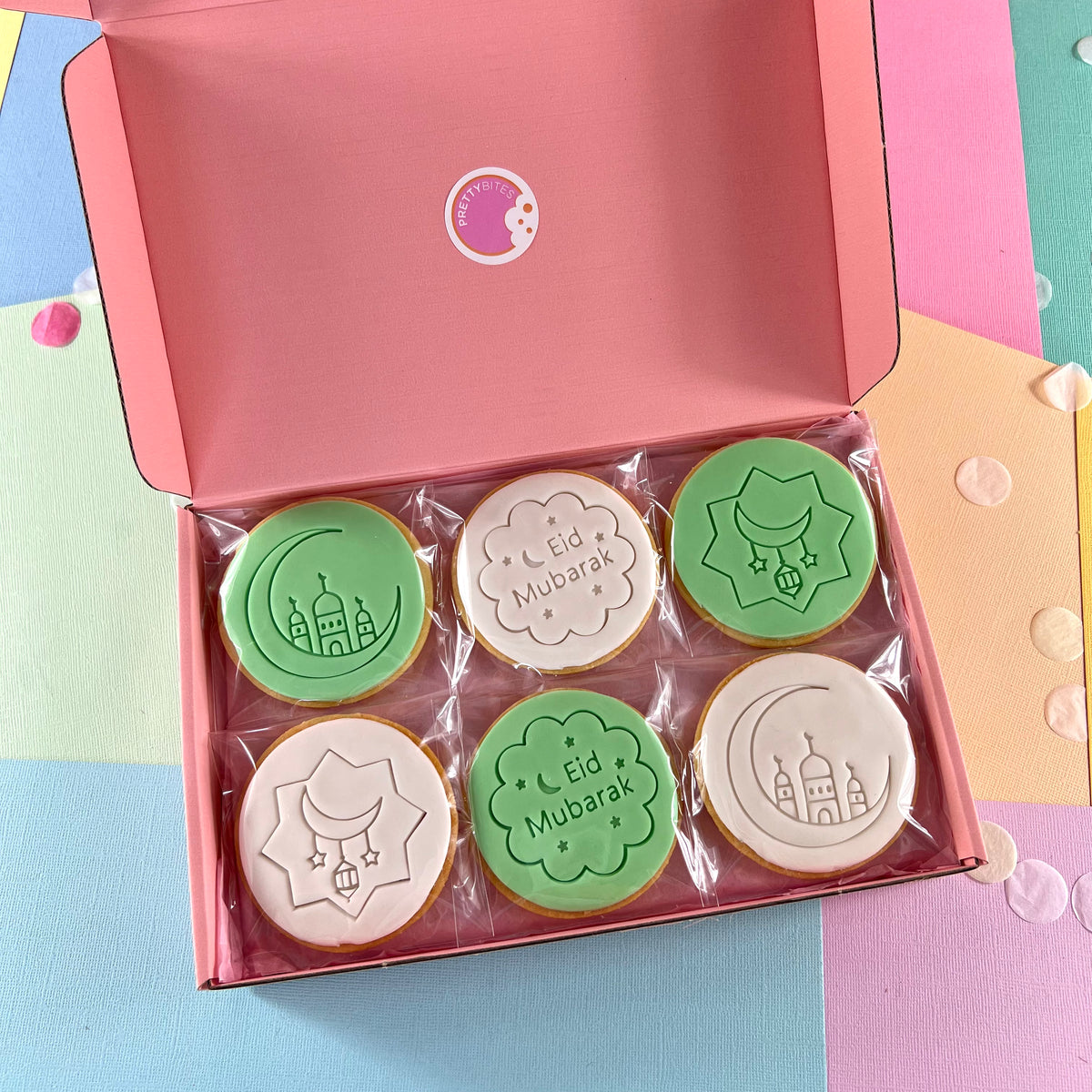 Assorted Eid Mubarak Cookies – Pretty Bites