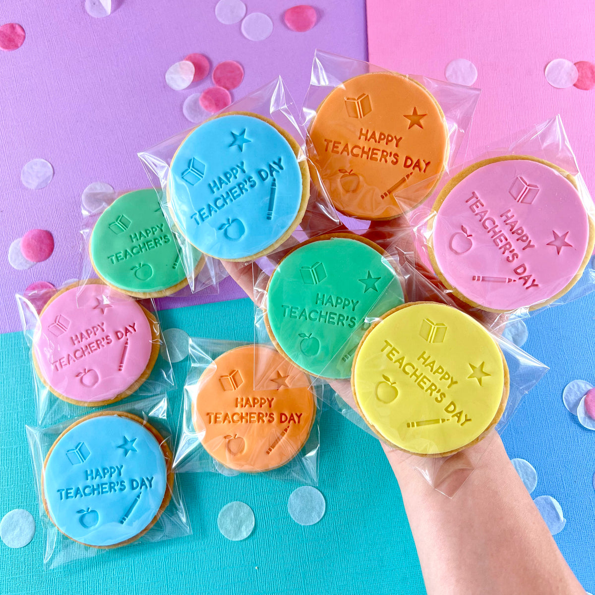 Happy Teacher's Day Cookies – Pretty Bites