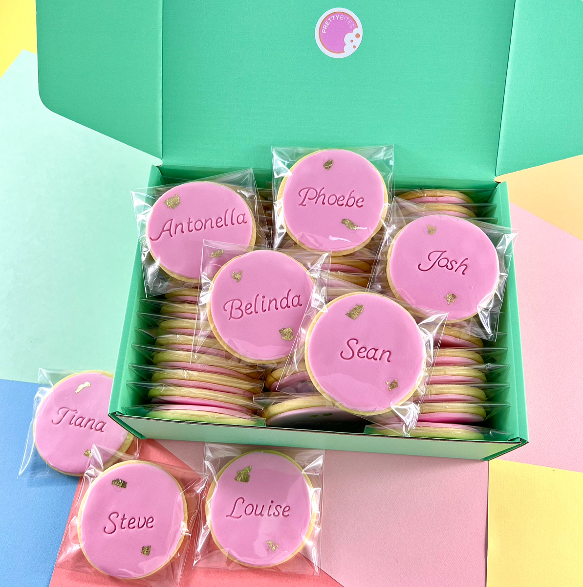 Cookie Place Cards / Individual Name Cookies – Pretty Bites