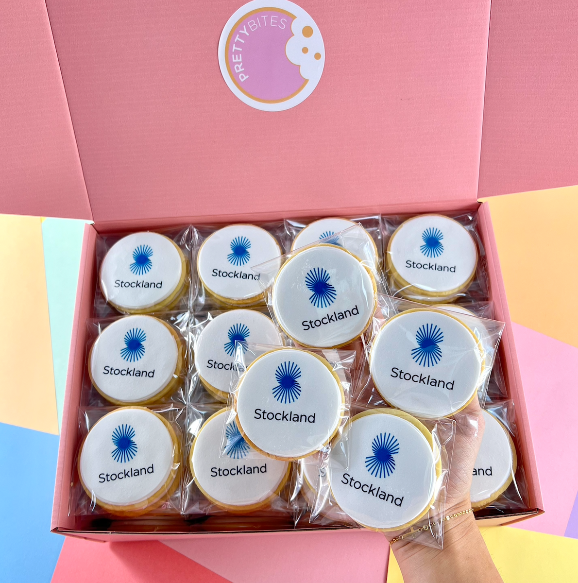 Corporate Logo Cookies - Edible Image/Printed Cookies – Pretty Bites