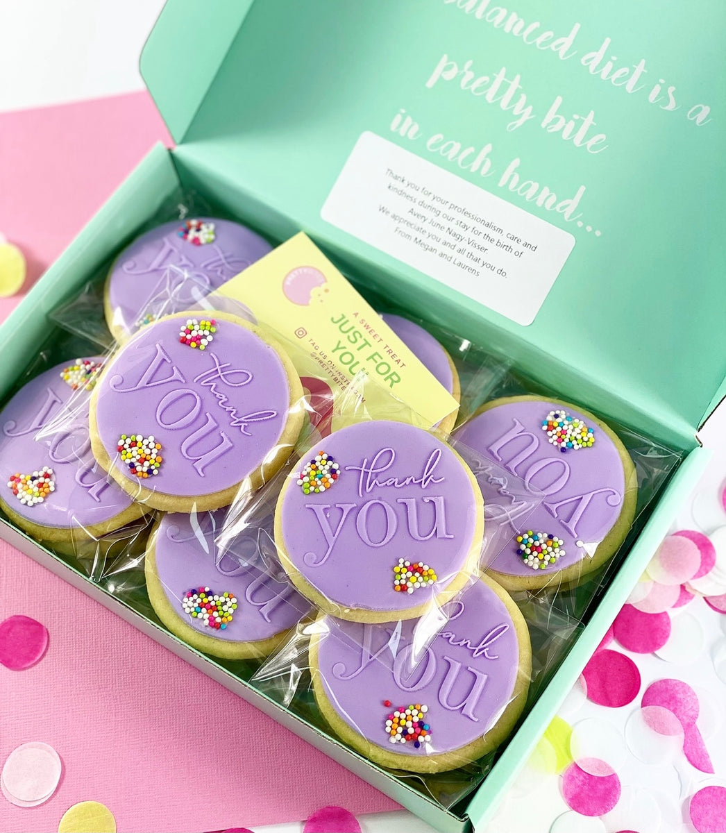 Fancy Thank You Cookies – Pretty Bites