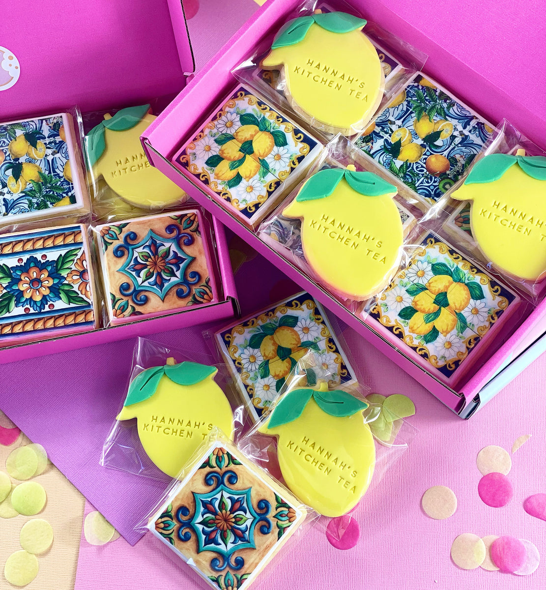 Positano Tile and Lemon Cookie Bundle – Pretty Bites