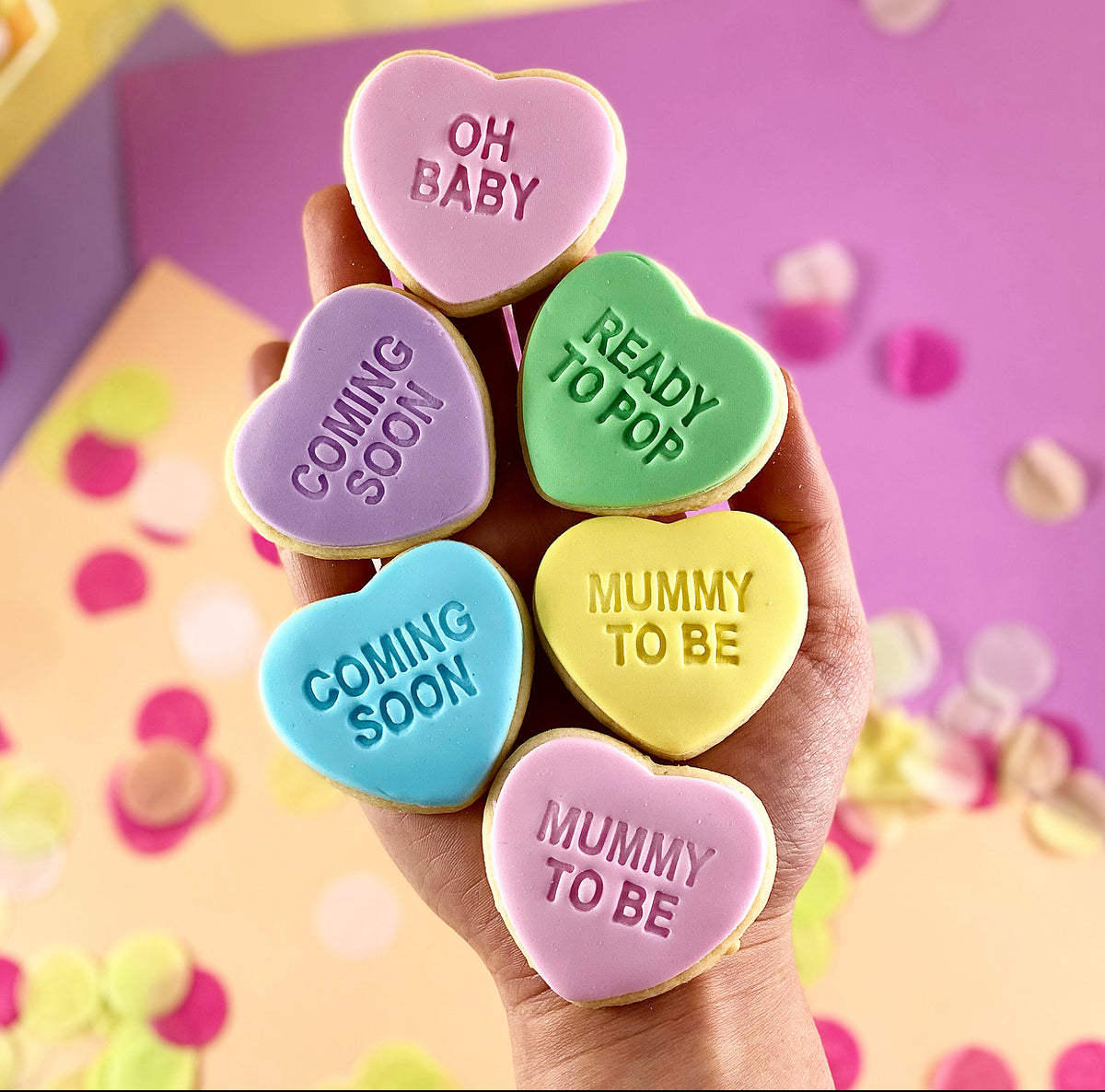 Mini Heart Baby Cookies – Pretty Bites